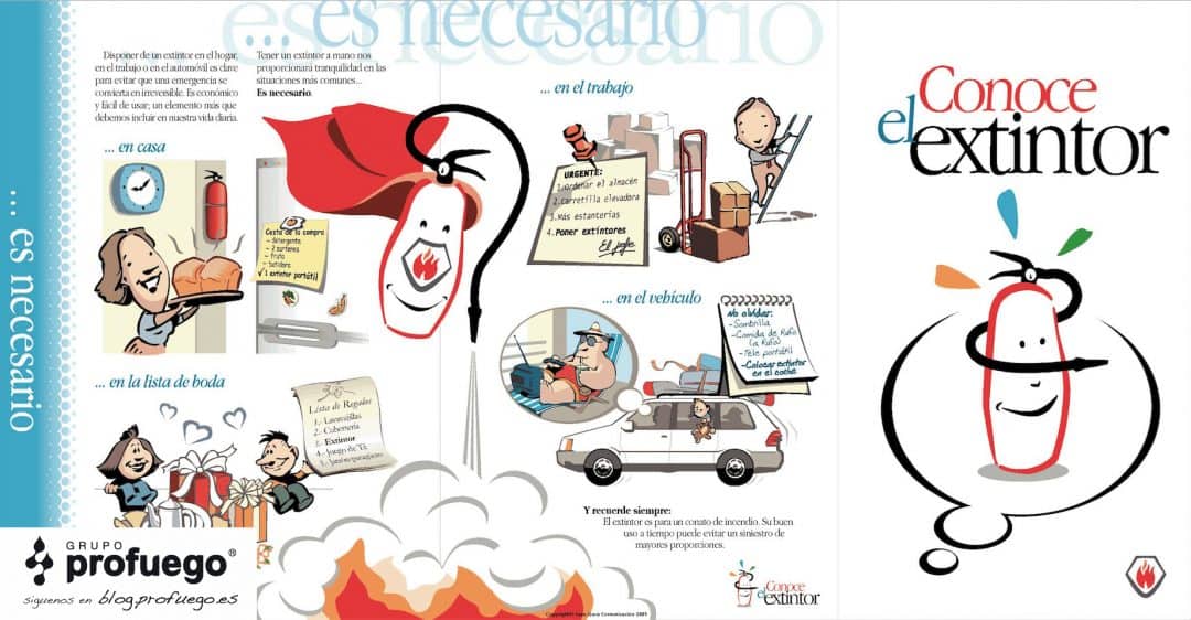 Uso del extintor ¿Como utilizar un extintor? | Profuego.es
